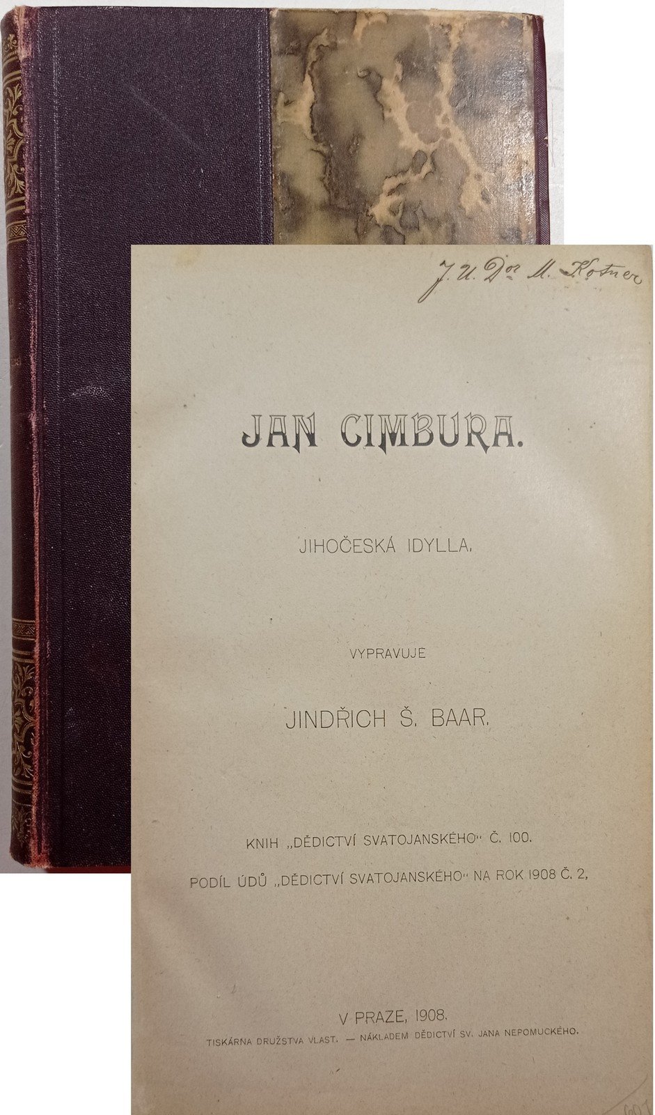 Jan Cimbura (Jindřich Šimon Baar) | Antikvariát Červený knír