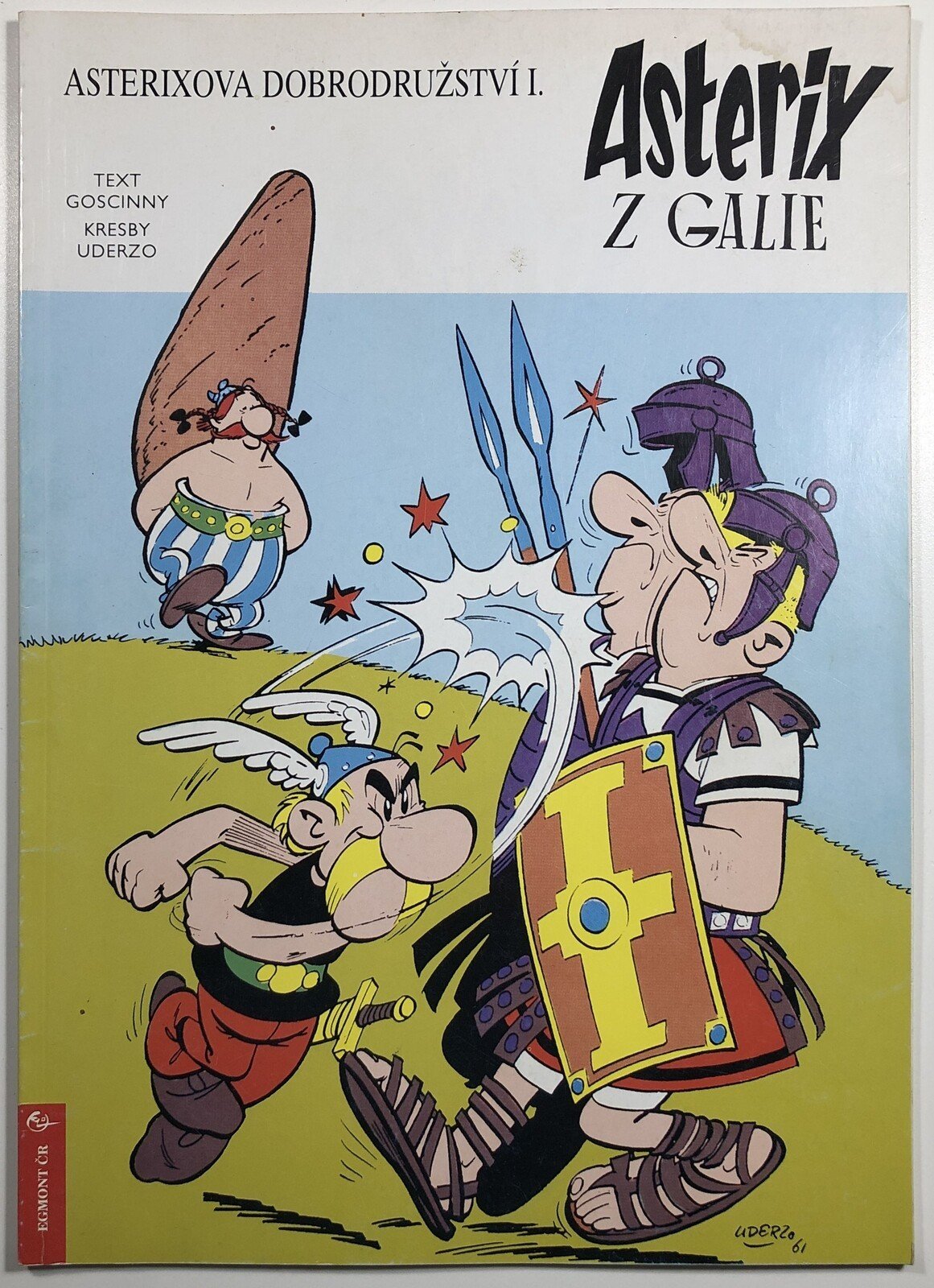 Asterixova dobrodružství #01: Asterix z Galie (2.vydání) (René Goscinny) | Antikvariát Červený knír