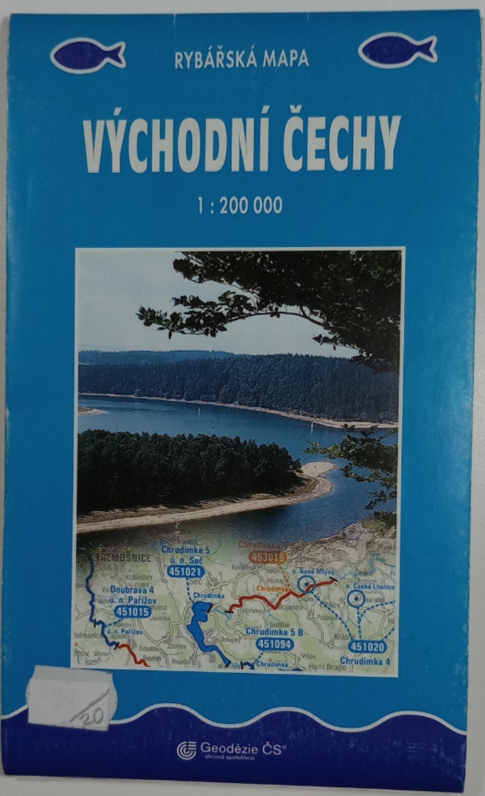 Rybářská mapa - Východní Čechy 1:200 000 (kolektiv) | Antikvariát ...