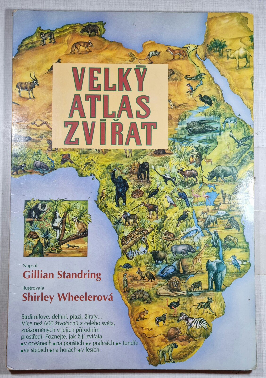 Velký atlas zvířat (velký formát) (Gillian Standring) | Antikvariát ...