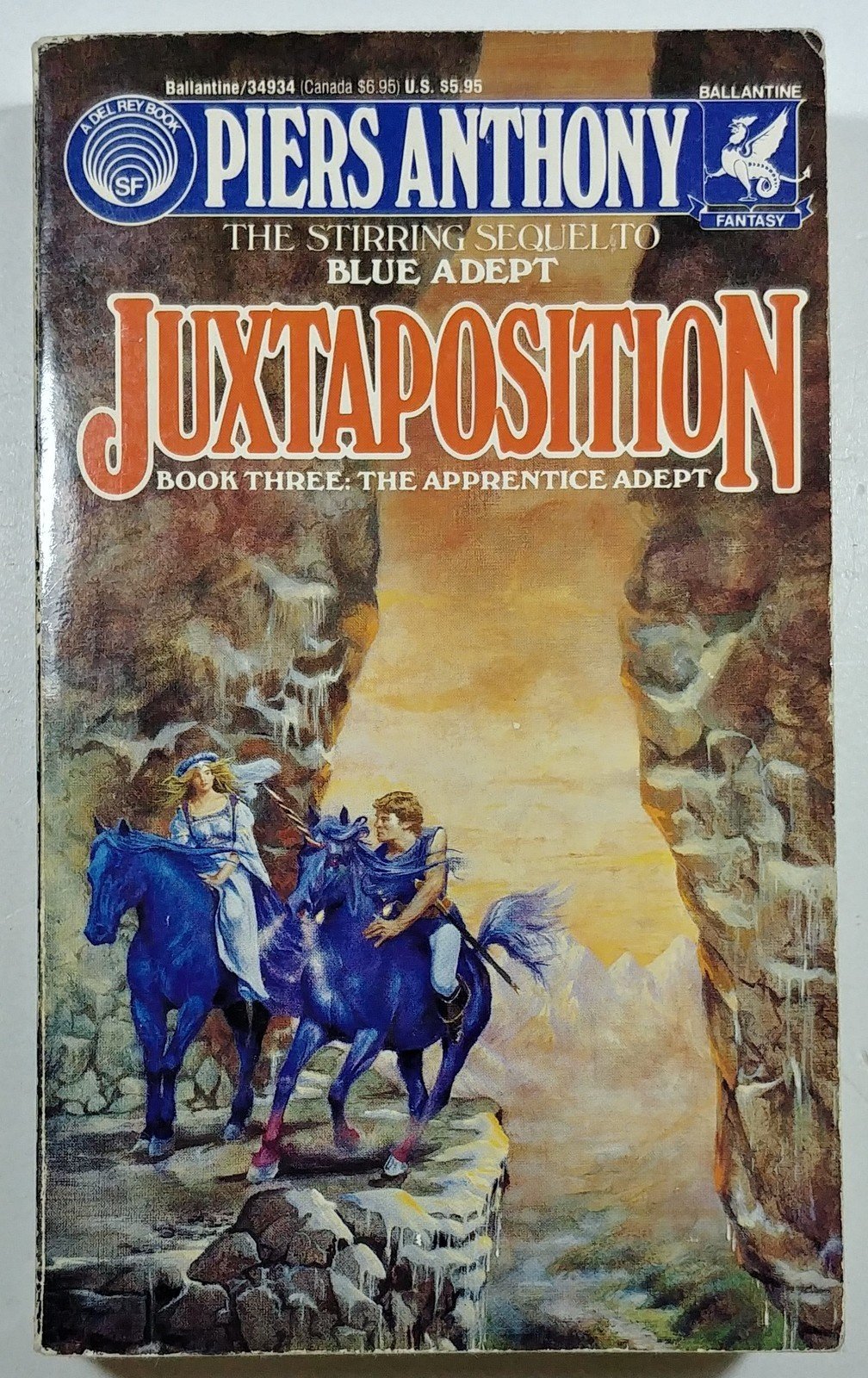 Juxtaposition - The Apprentice Adept 3 (Piers Anthony) | Antikvariát ...