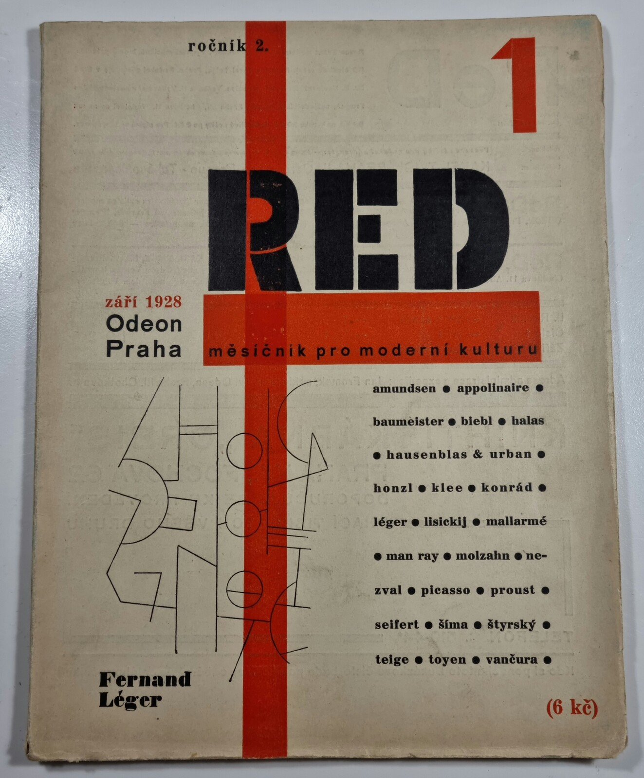 ReD 1 ( Revue Svazu moderní kultury Devětsil ) ročník 2 (Karel Teige ...